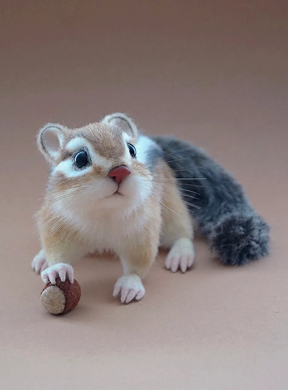 Chipmunk Nutsie by Tanya Reshetniakova - Bear Pile
