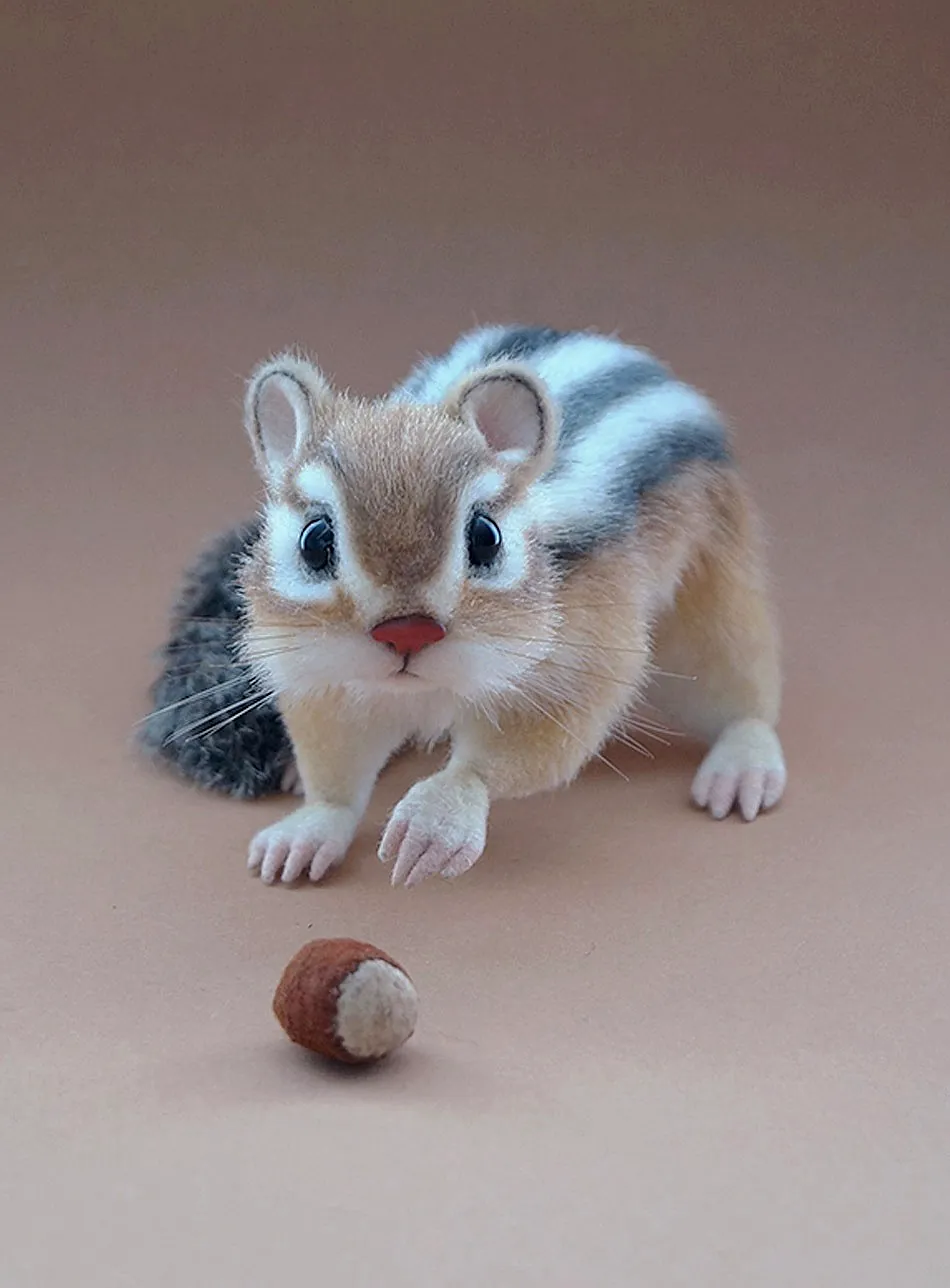 Chipmunk Nutsie by Tanya Reshetniakova - Bear Pile