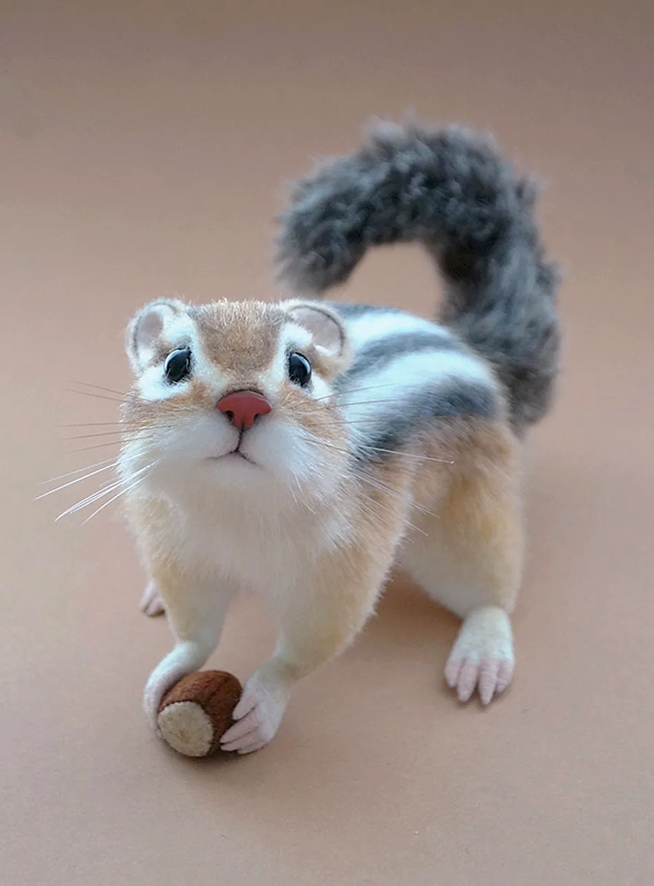 Chipmunk Nutsie by Tanya Reshetniakova - Bear Pile