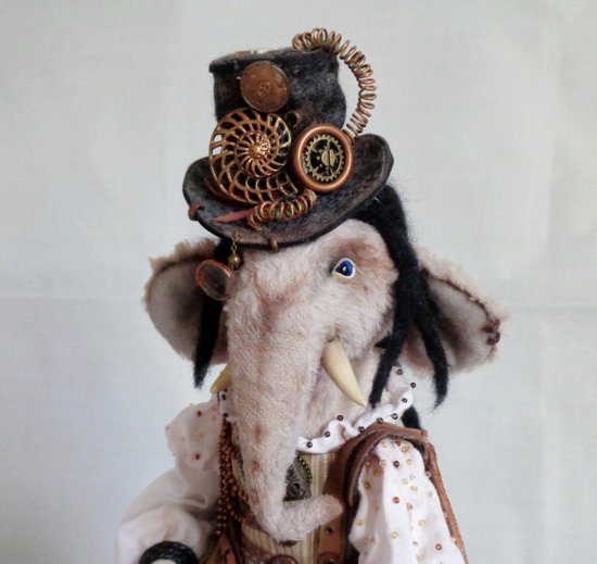 Edgar - elephant doll by Zhanna Mushavkina - Bear Pile