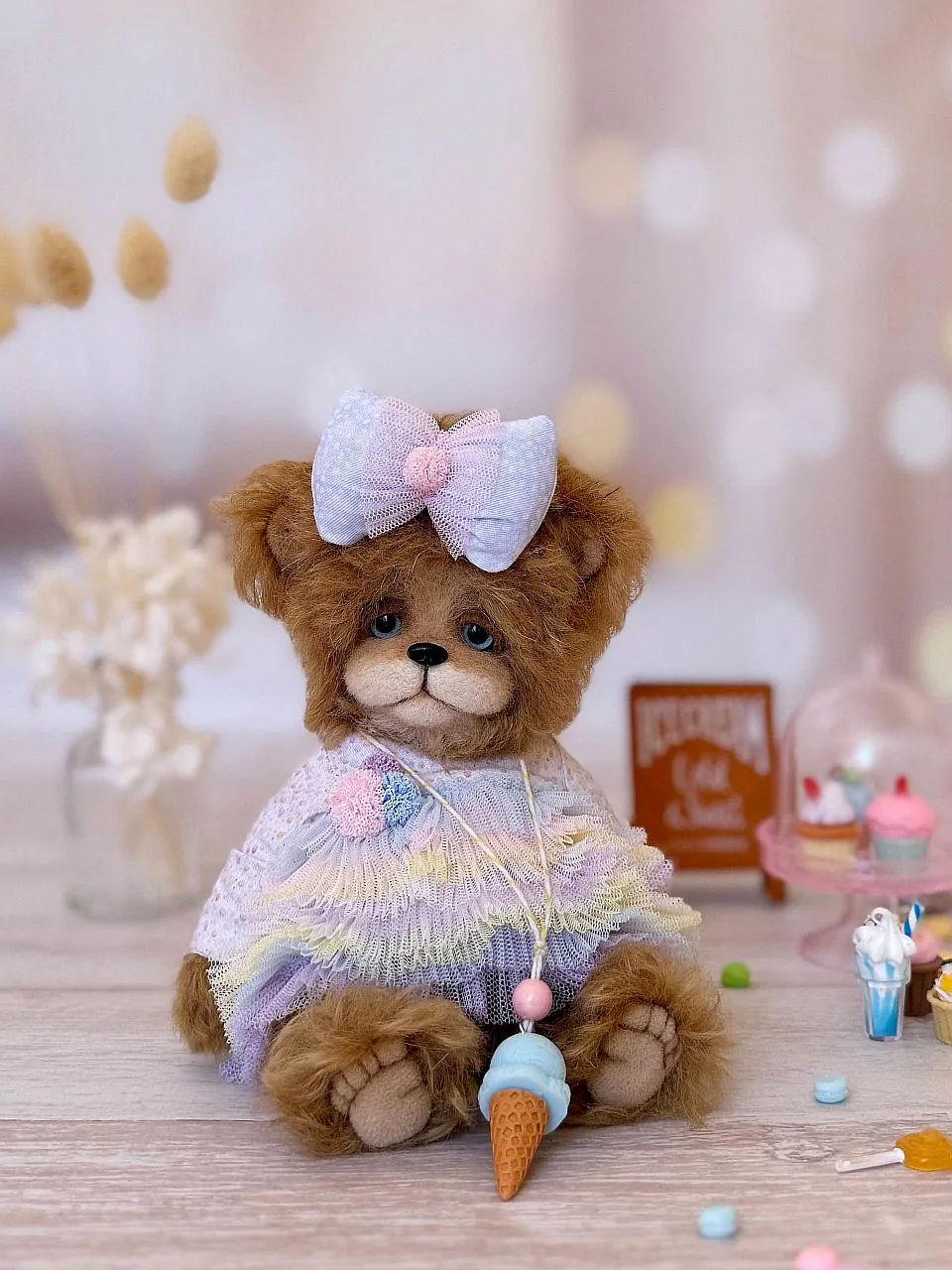 Teddy Bear Lala Caramella by Povoroznyk Natalya - Bear Pile