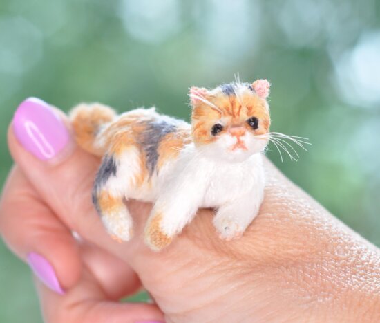 miniature kitty by Elena Veter - Bear Pile