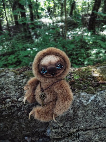 Baby sloth Sparky by MaGy - Bear Pile