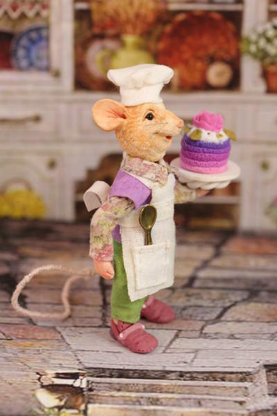 miniature - mouse best chef by Happy Family - Bear Pile