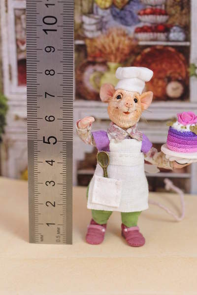 miniature - mouse best chef by Happy Family - Bear Pile