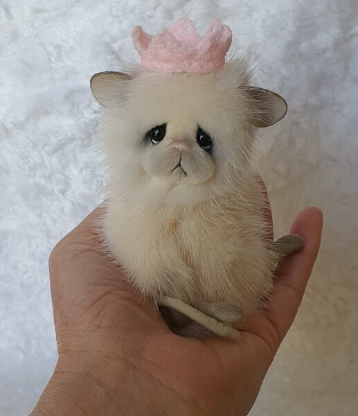 PRINCESS MINIATURE MINK MOUSE by Julie Beveridge Just Tiny Tedz - Bear Pile