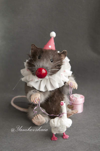 Circus rat Ramses by Marina Yamkovskaia - Bear Pile