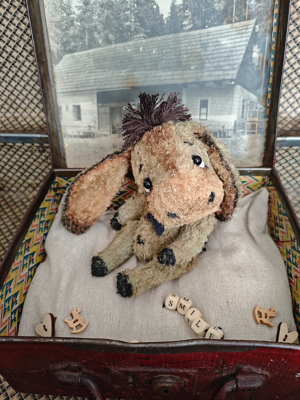 Gilbert the donkey by Miola Teddies - Bear Pile