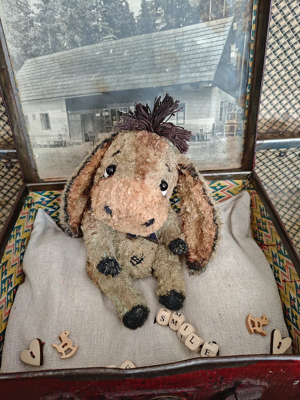 Gilbert the donkey by Miola Teddies - Bear Pile