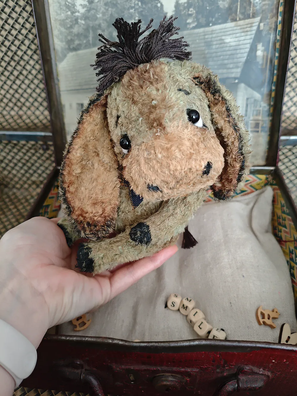 Gilbert the donkey by Miola Teddies - Bear Pile