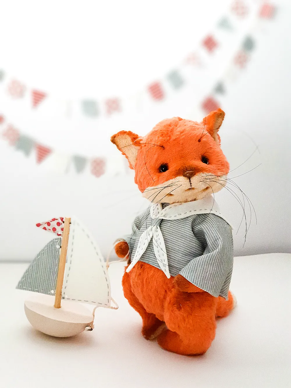 Little Fox Orange by Valentina Avdotseiko - Bear Pile