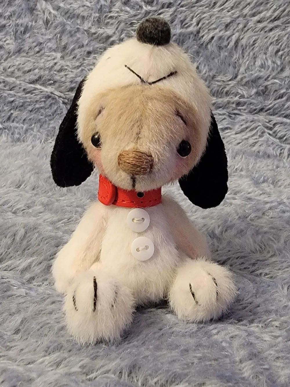 Teddy in Snoopy onesie by DRminibears - Bear Pile