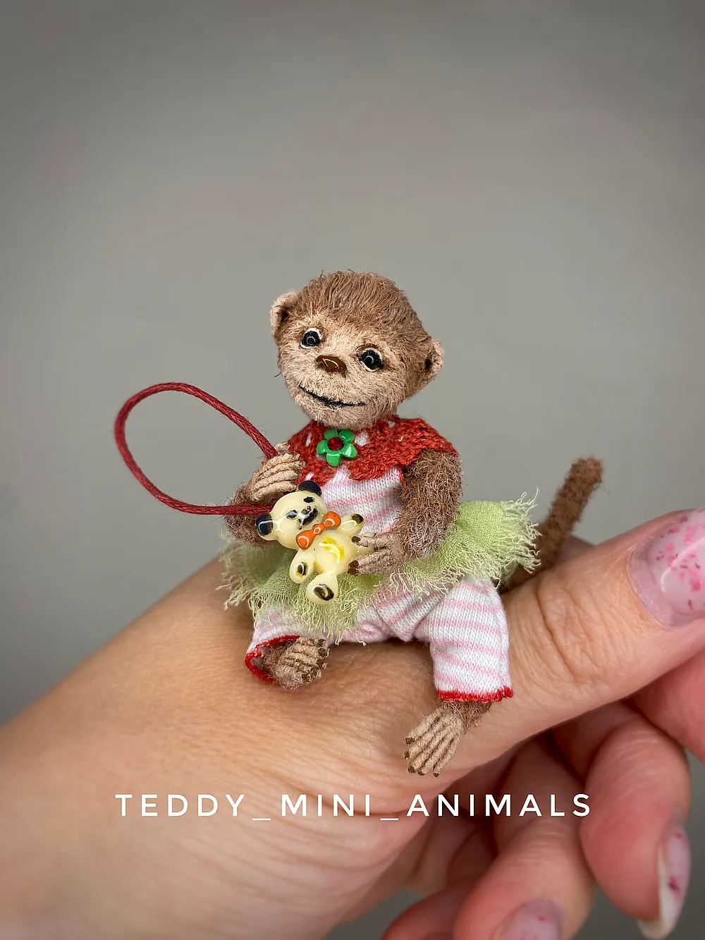 Miniature monkey by Knyazeva Elena - Bear Pile