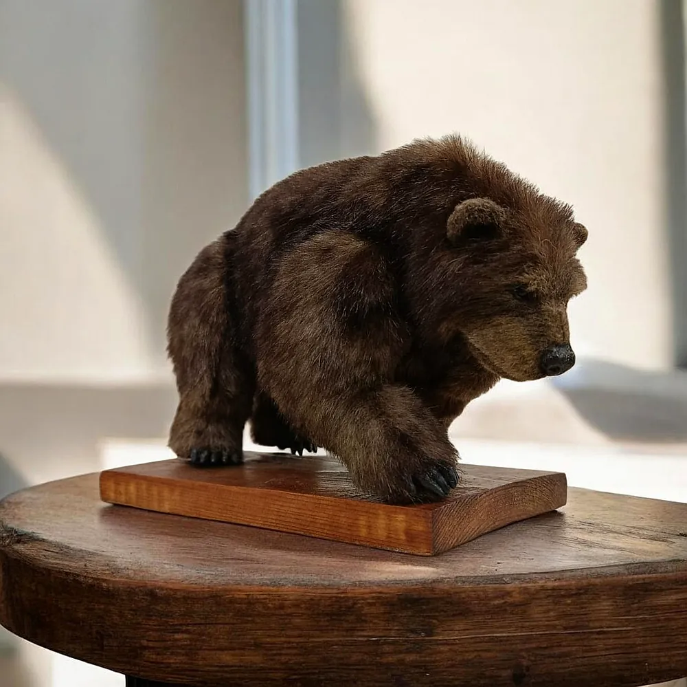 Realistic miniature brown bear by Елена Ленская - Bear Pile