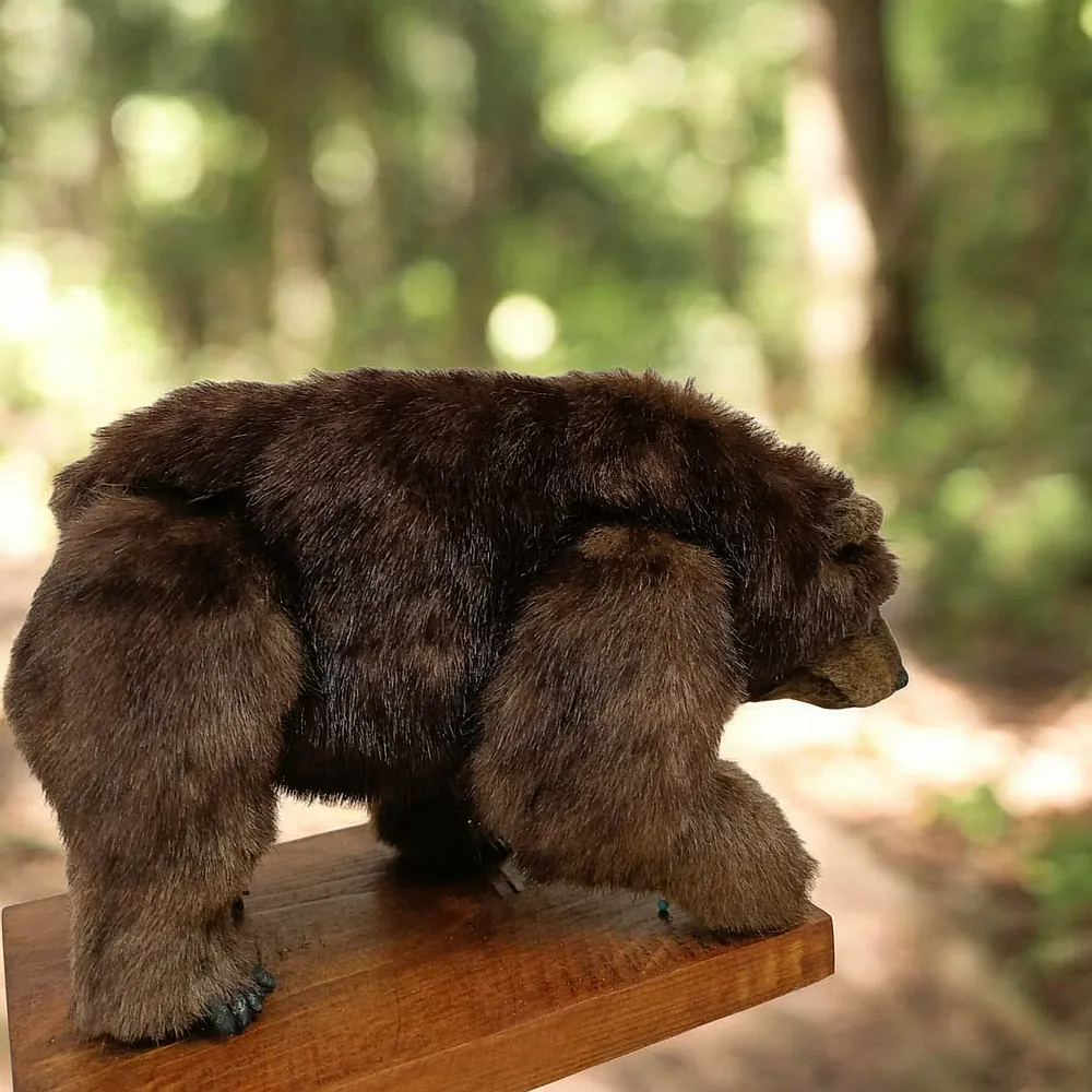 Realistic miniature brown bear by Елена Ленская - Bear Pile