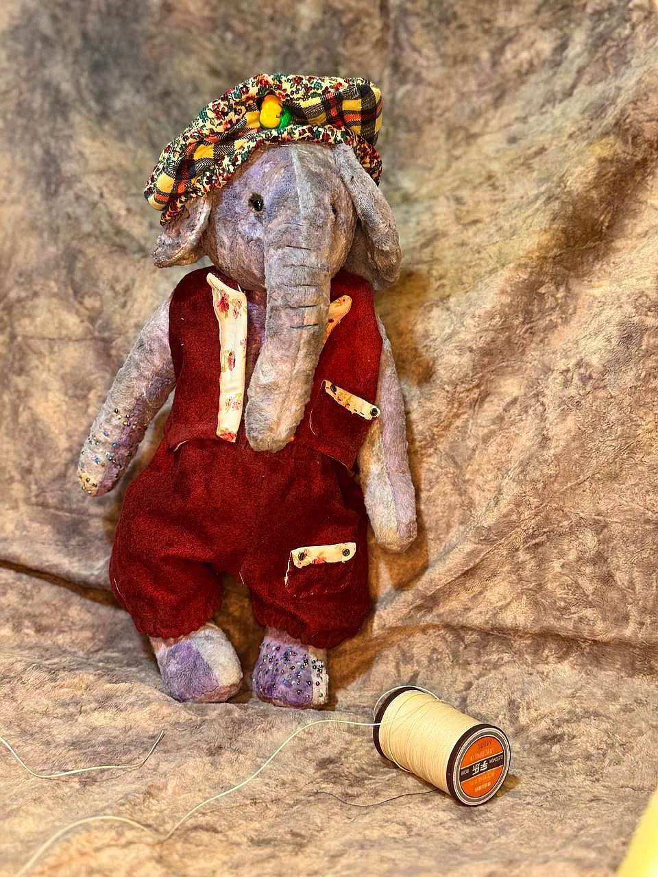 Elephant in a beret by Natalya Pershina - Bear Pile
