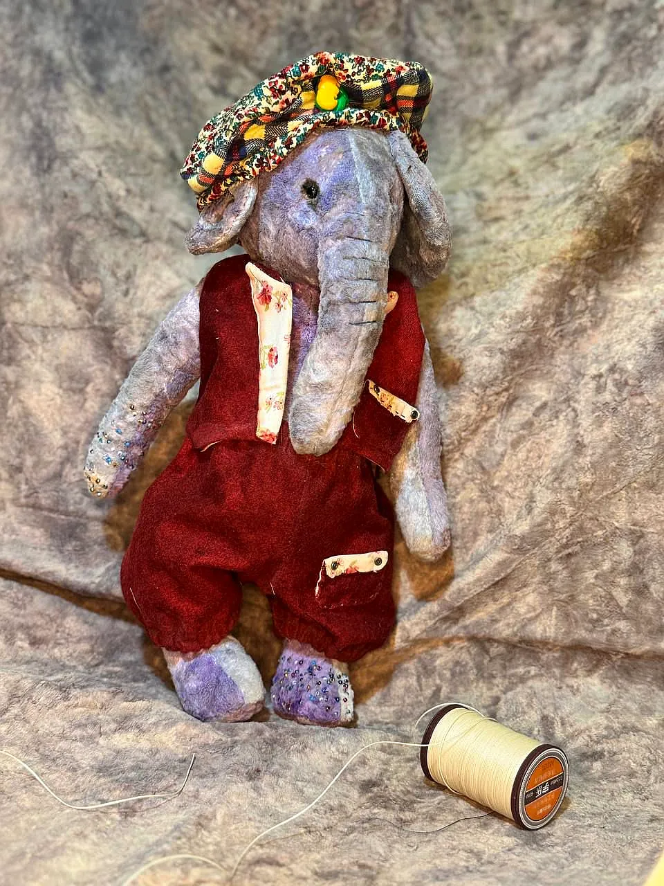 Elephant in a beret by Natalya Pershina - Bear Pile