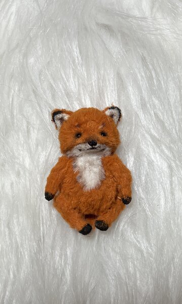 Fox Teddy toy, Little fox by Valentina - Bear Pile