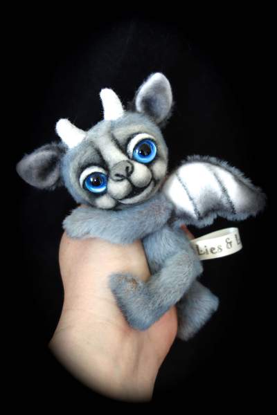 Ayame the little Gargoyle Monster by Lies & Lot Bears - Bear Pile