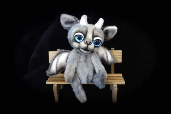 Ayame the little Gargoyle Monster by Lies & Lot Bears - Bear Pile