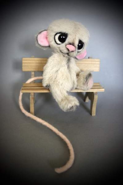 Milly the little Mouse by Lies & Lot Art Bears - Bear Pile