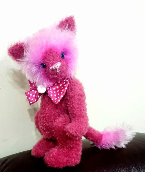 Miss Roary Raspberry by Kitty B Bears - Bear Pile