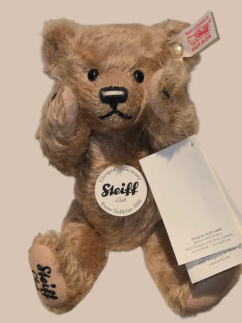 Club Event Bear 2010 All ID's by Steiff - Bear Pile