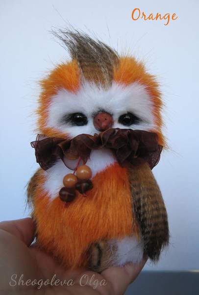 Owlet Orange. :-) by Sheogoleva Olga - Bear Pile