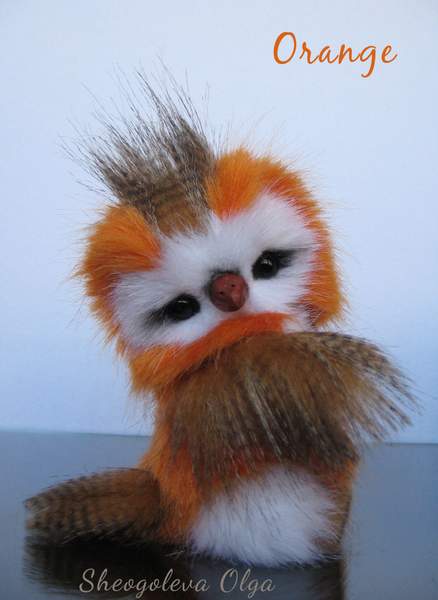 Owlet Orange. :-) by Sheogoleva Olga - Bear Pile