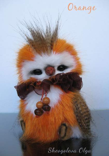 Owlet Orange. :-) by Sheogoleva Olga - Bear Pile
