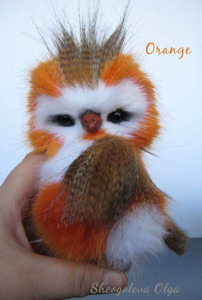 Owlet Orange. :-) by Sheogoleva Olga - Bear Pile