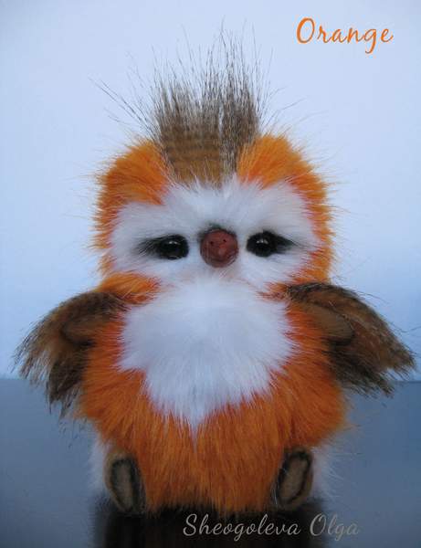 Owlet Orange. :-) by Sheogoleva Olga - Bear Pile