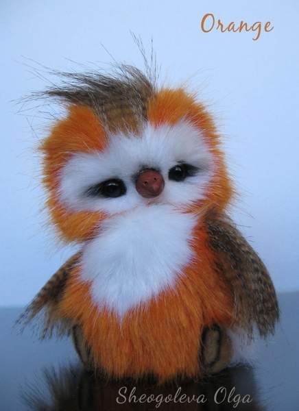 Owlet Orange. :-) by Sheogoleva Olga - Bear Pile