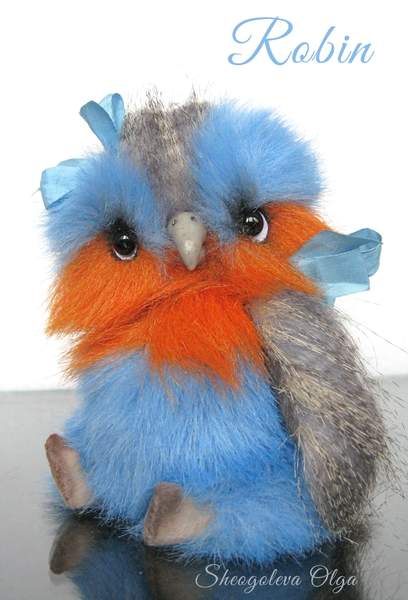 Birdie Robin.:-) by Sheogoleva Olga - Bear Pile