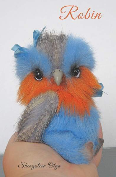 Birdie Robin.:-) by Sheogoleva Olga - Bear Pile