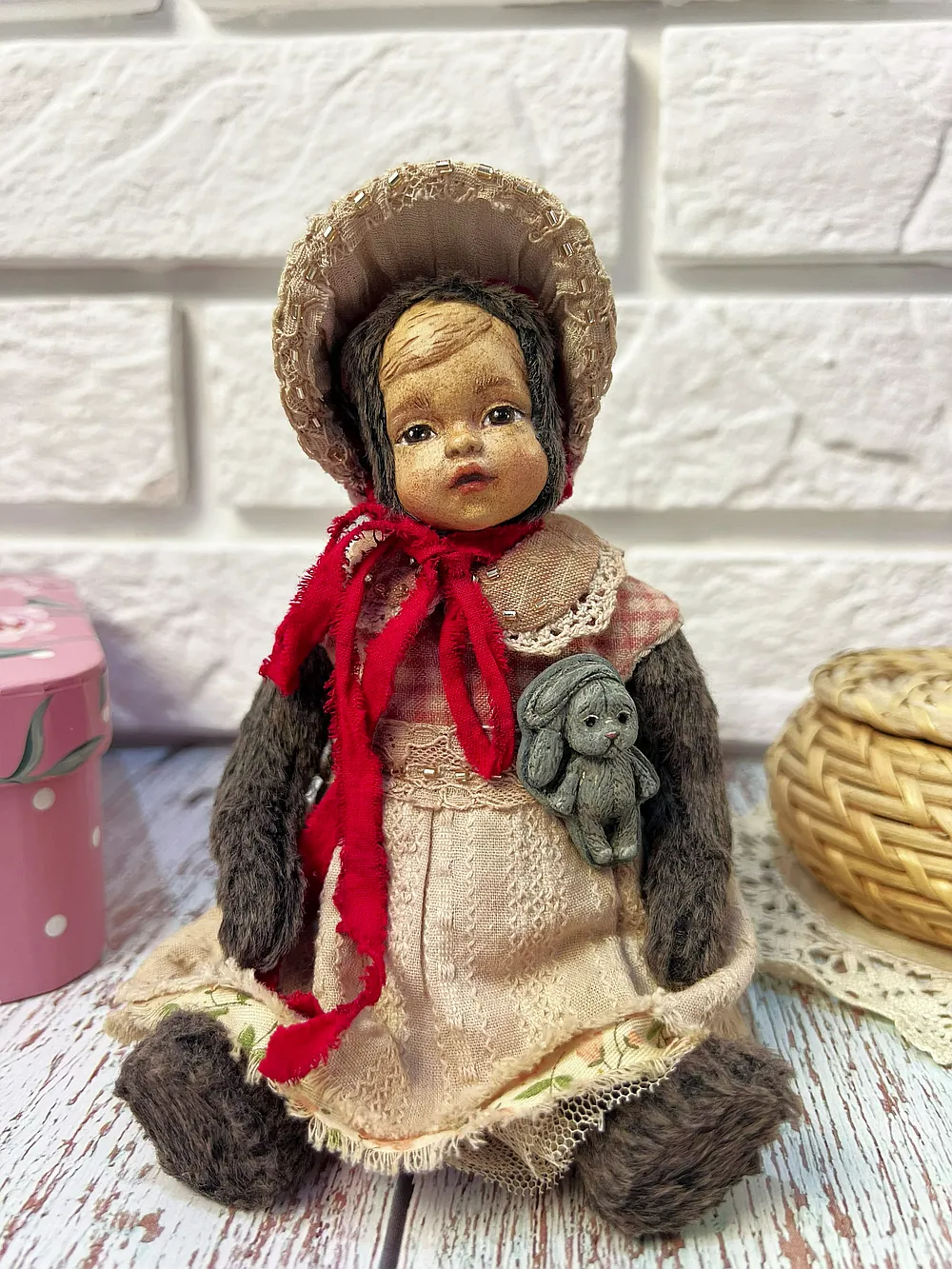 Olivia Teddy Doll by Stasya Solovyova - Bear Pile