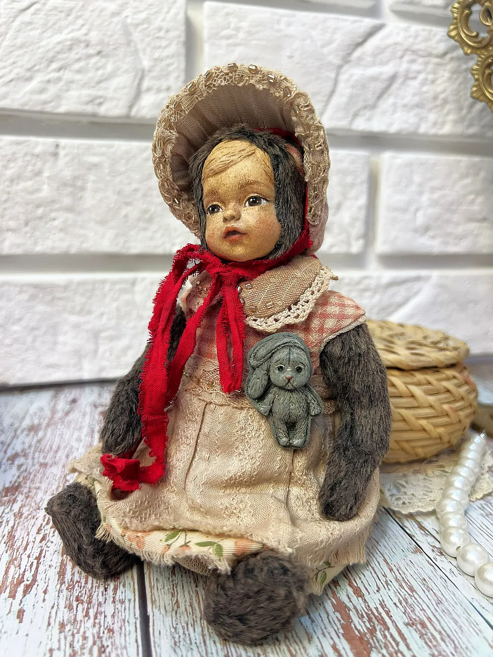 Olivia Teddy Doll by Stasya Solovyova - Bear Pile