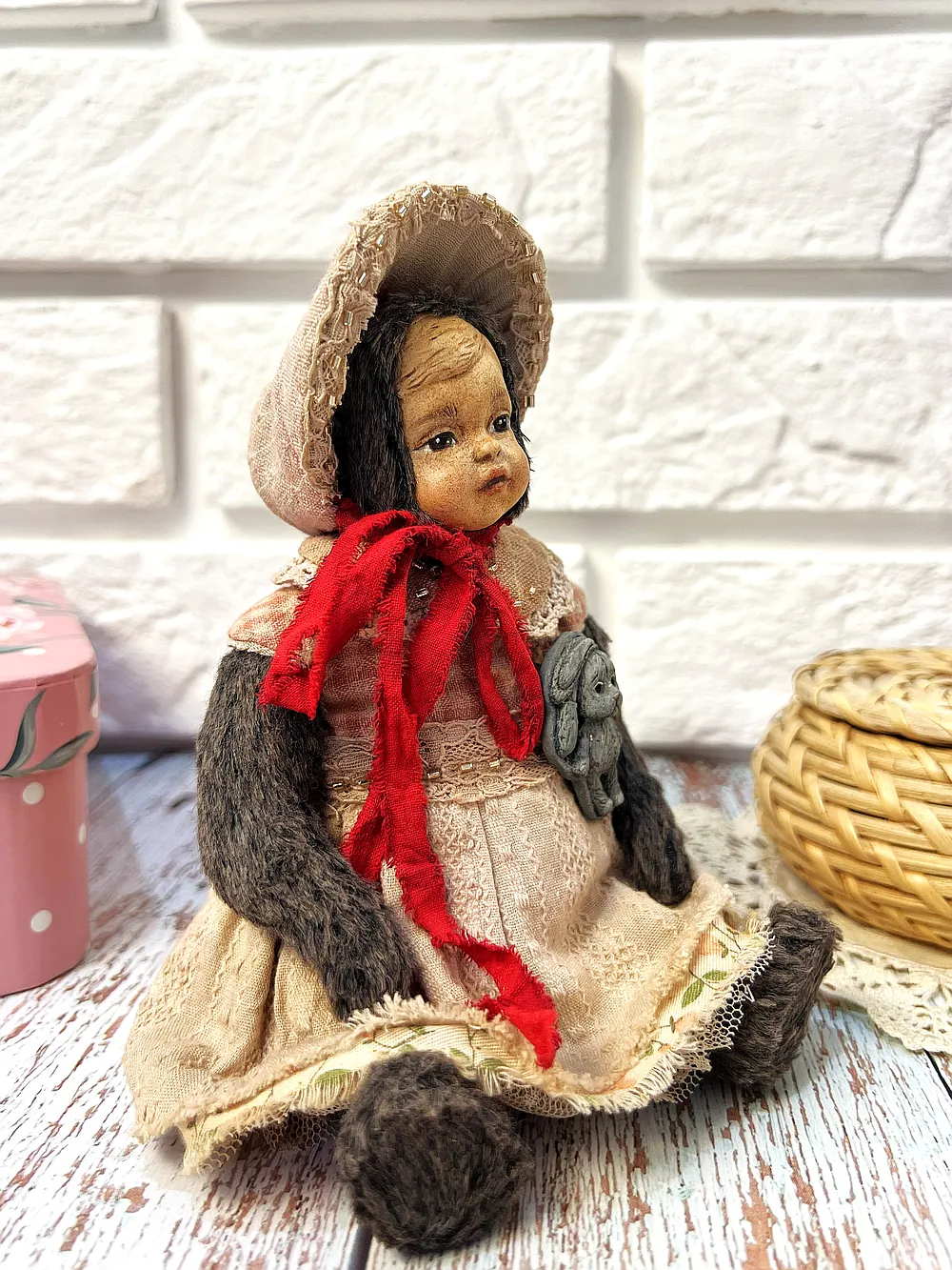 Olivia Teddy Doll by Stasya Solovyova - Bear Pile