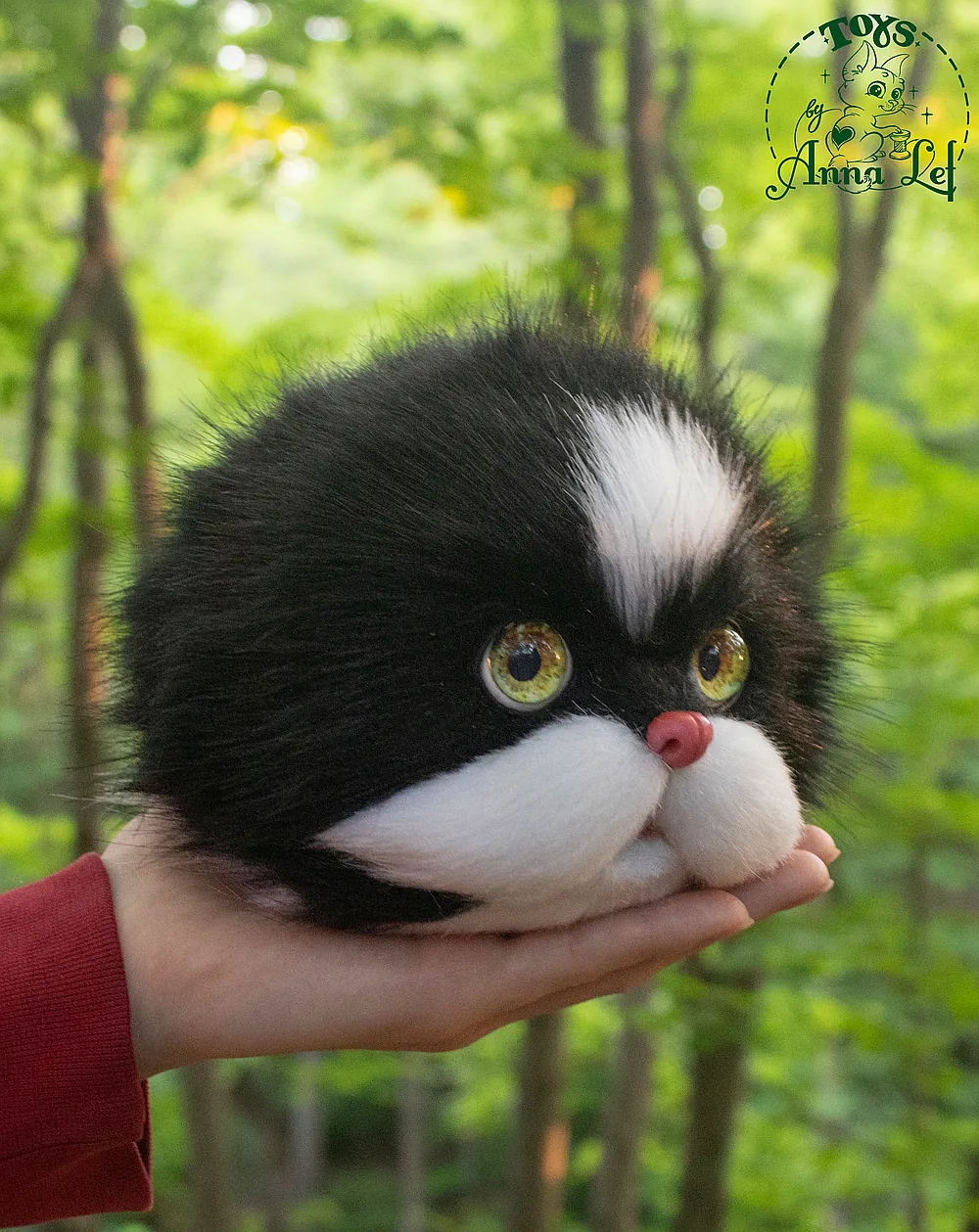 Black Puffskein by Anna Lef - Bear Pile
