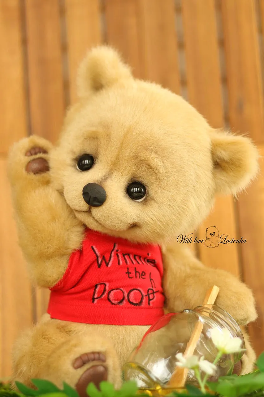 Winnie the Poop by Evgeniya and Igor Krasnov - Bear Pile