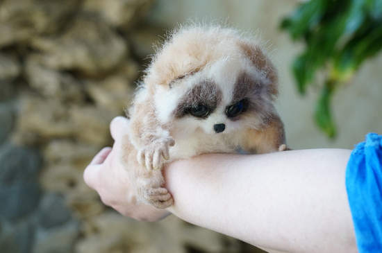 Lemur - plump loris by Tsybina Natali - Bear Pile