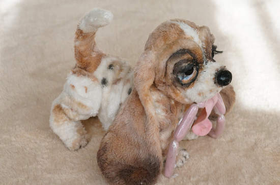 basset hound Goofy by Tsybina Natali - Bear Pile