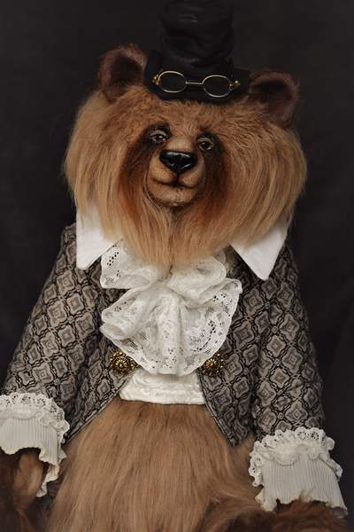 PEDRO ,the brown panda bear by DREAM'S BEARS - Bear Pile