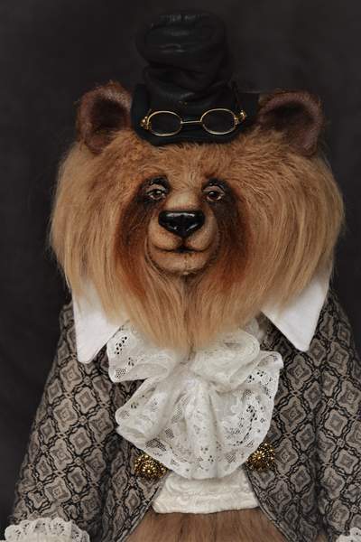 PEDRO ,the brown panda bear by DREAM'S BEARS - Bear Pile