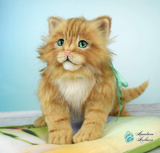 August. Kitten by Anastasia Arzhaeva - Bear Pile