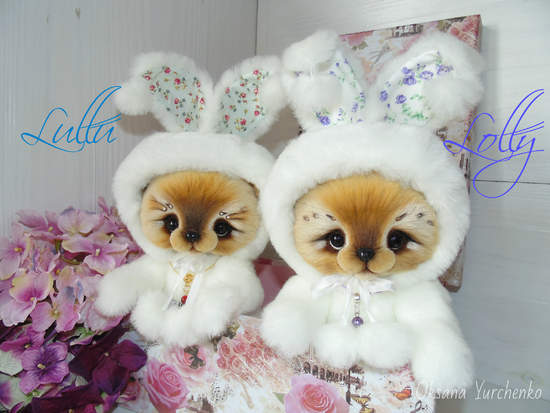 Musical Teddy - Rabbit Lolly by Oksana Yurchenko - Bear Pile