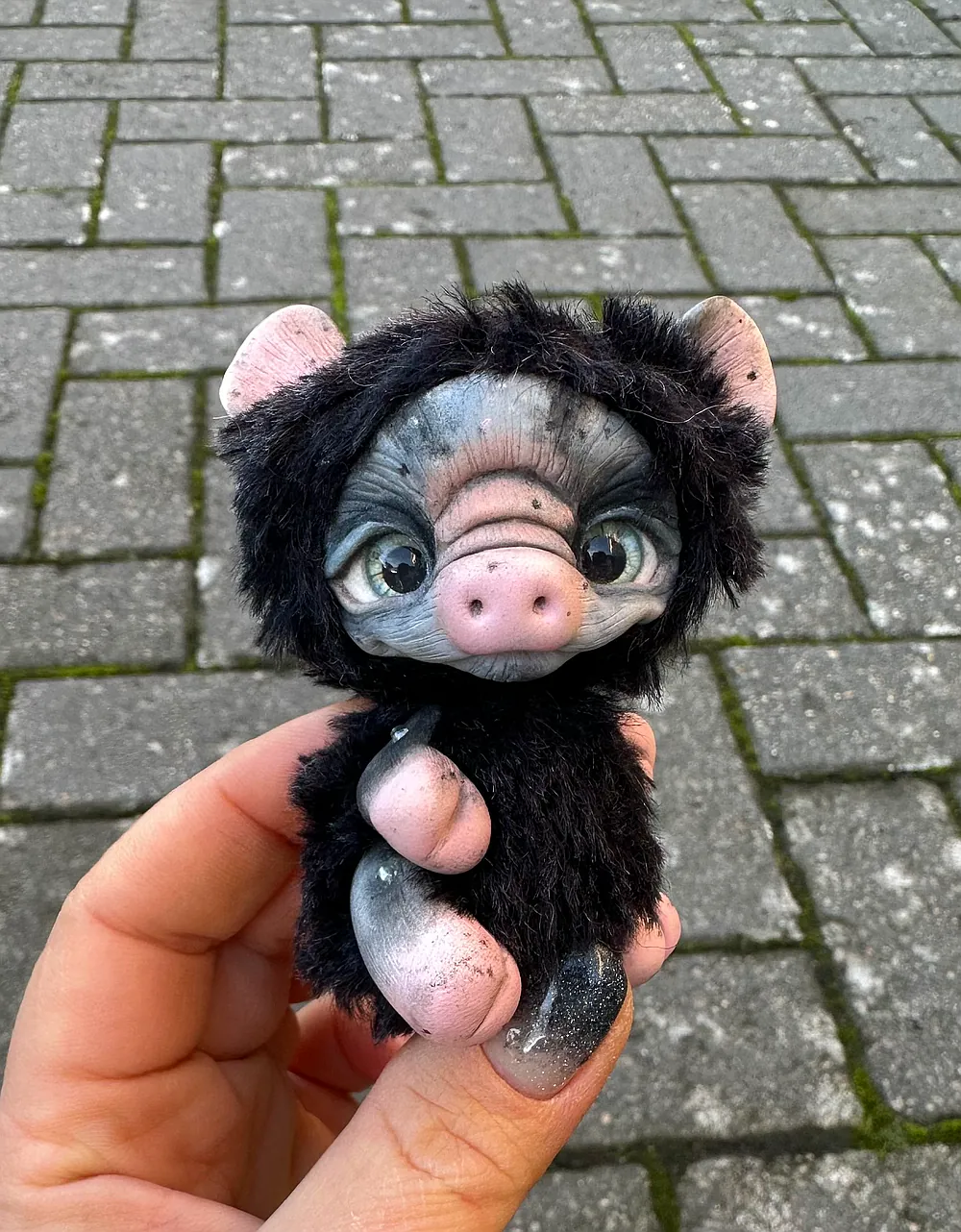 Tiny Piggy Kobby by Kateryna Nichyk - Bear Pile