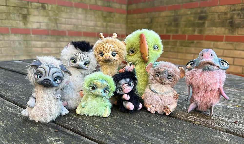 Tiny Piggy Kobby by Kateryna Nichyk - Bear Pile