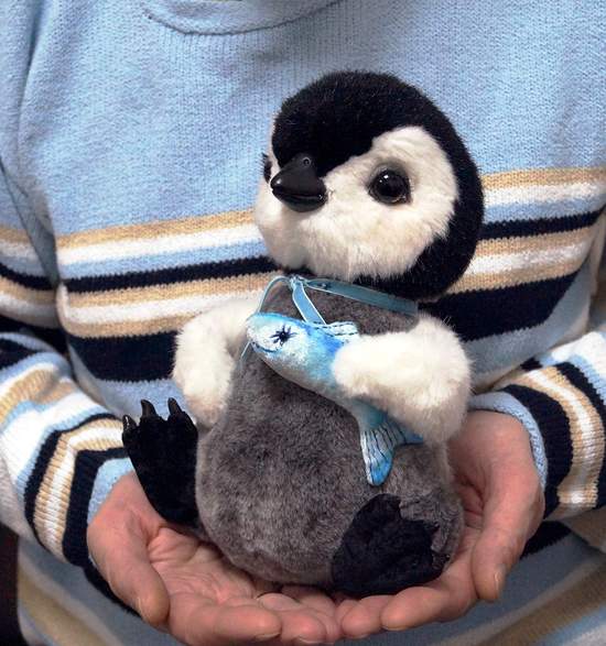 For Pamela. Pepe and Flo, the baby- penguin by Alina Biliakova - Bear Pile
