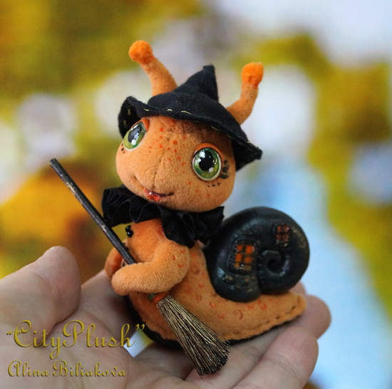 Arabella, the snail- witch by Alina Biliakova - Bear Pile
